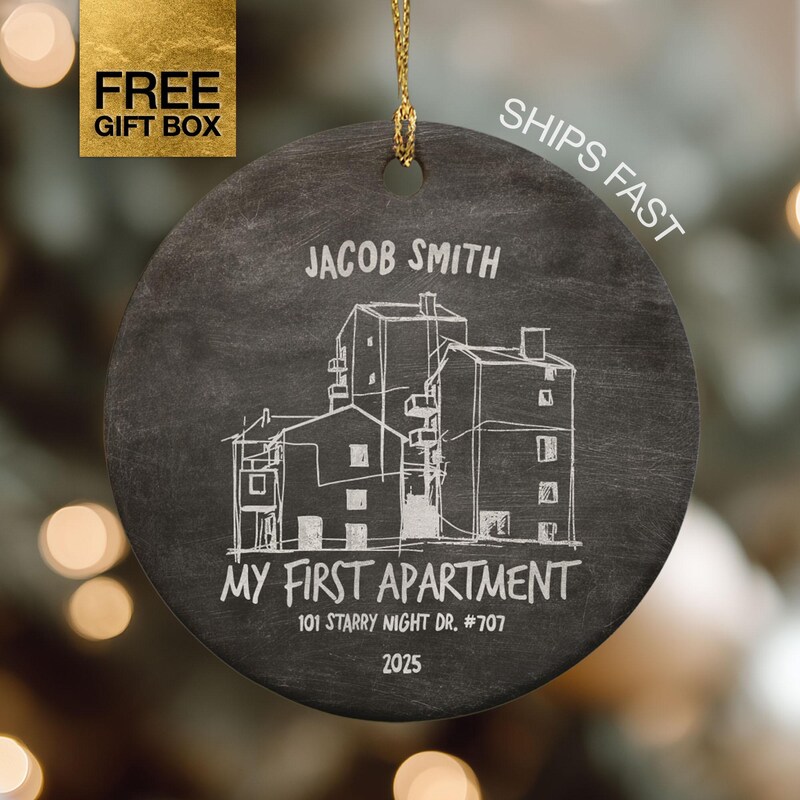 First Apt Keys Ornament - Etsy