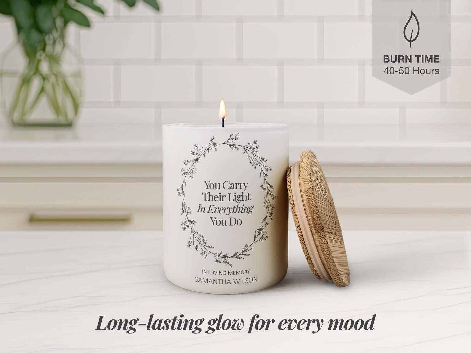 Sympathy Candle, Grief Gift Candle Sympathy Gift Bereavement Gift ...