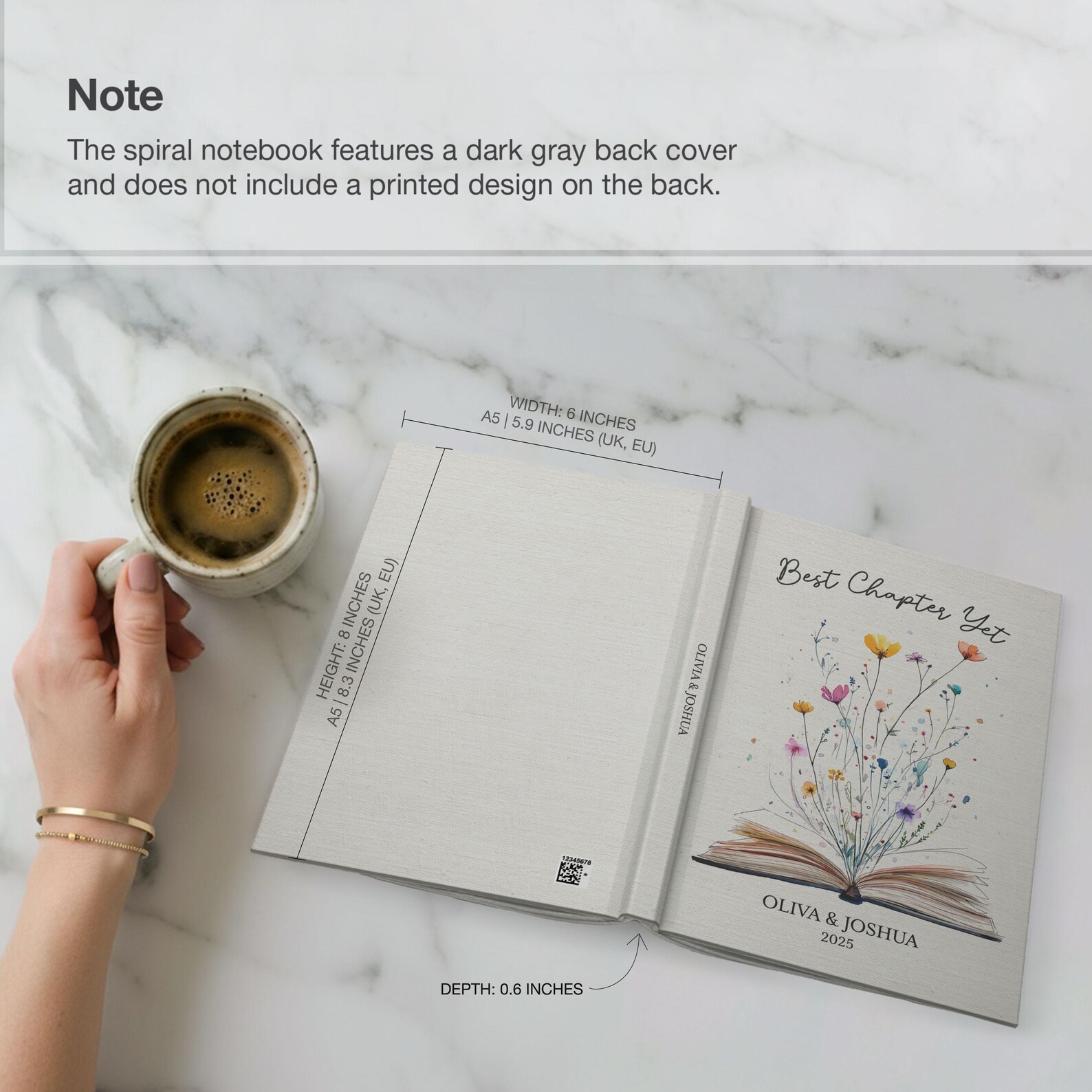Personalized Wedding Journal for Bride Notebook Engagement Journal ...