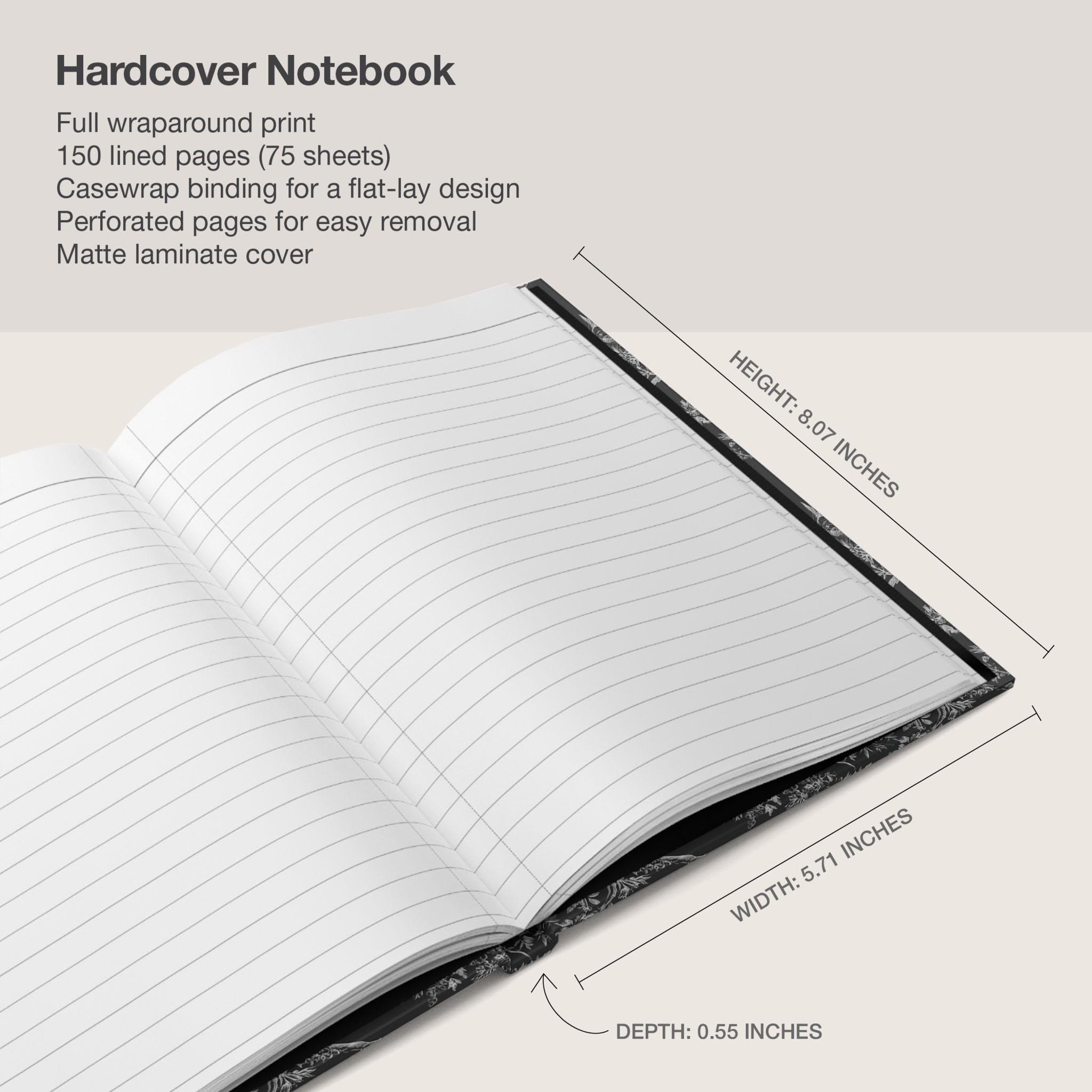 Customized Monogram Notebook for Women, Personalized Toile Journal ...