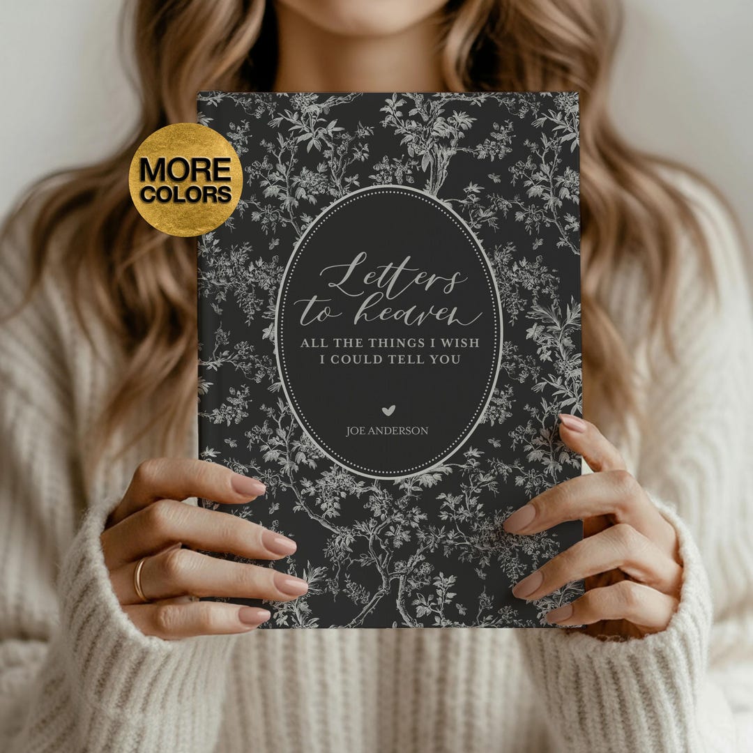 Letters to Heaven Journal Personalized Grief Journal Sympathy Gift for ...