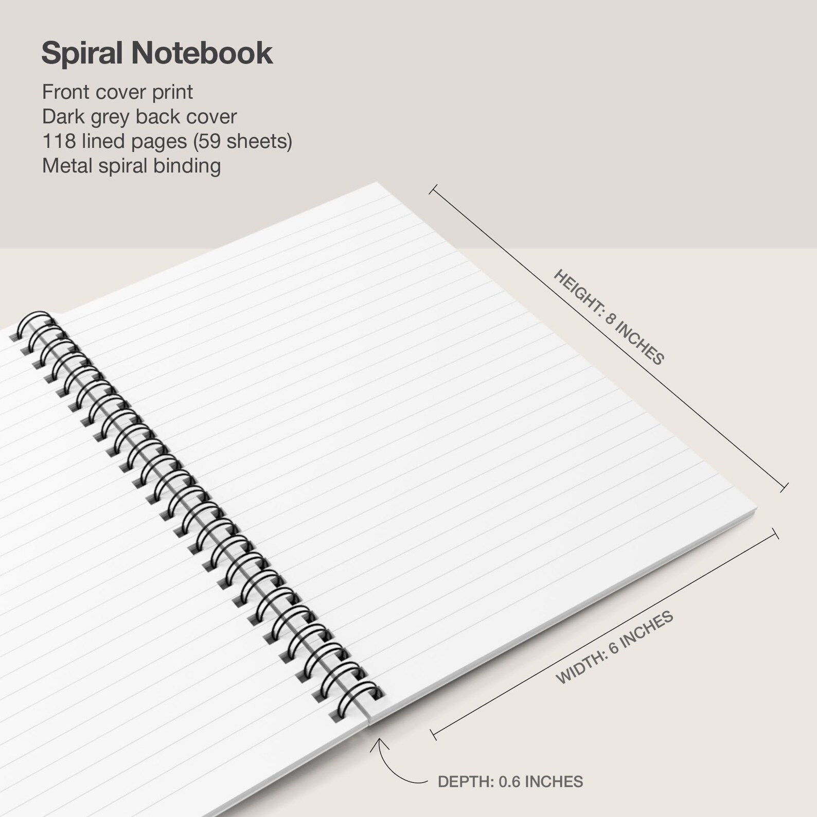 Customized Monogram Notebook for Women, Personalized Toile Journal ...