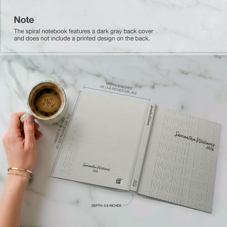 Manifestation Journal Book Personalized 2026 Journal Manifest Notebook ...