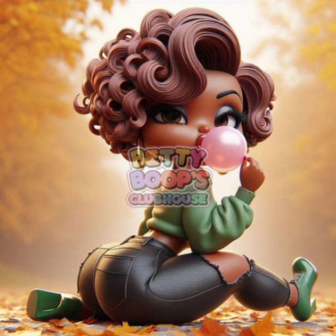 Glamorous Betty Boop Modern Chic PNG Bundle – DTF Sublimation Printing ...