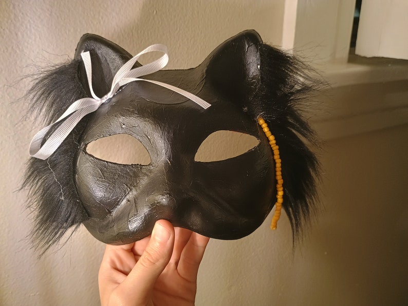 Black Cat Therian Mask - Etsy