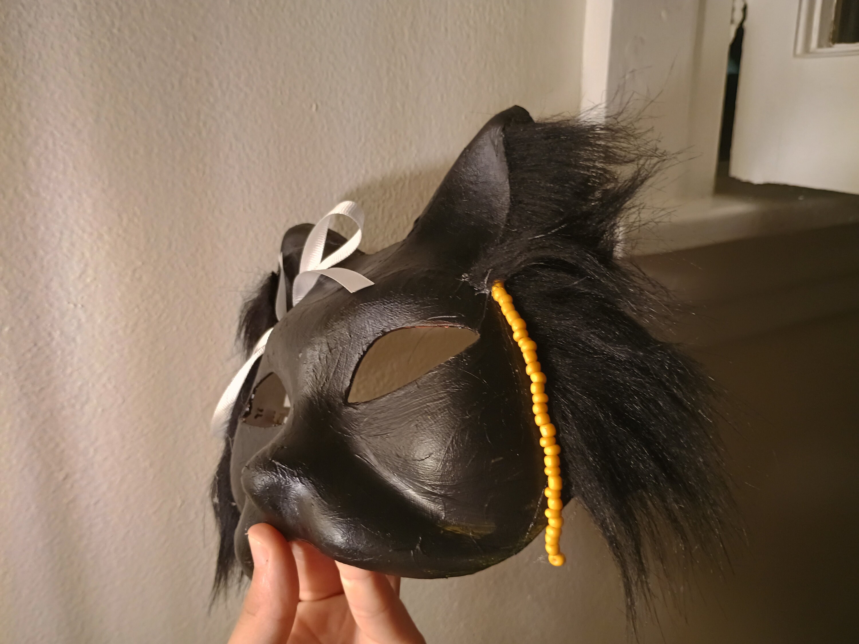 Black Cat Therian Mask - Etsy