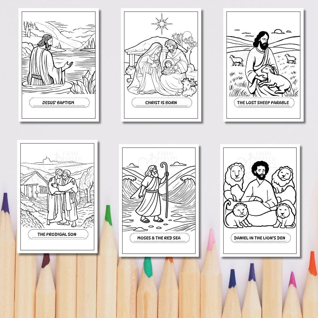 Coloring Pages for Children | Bible Themed Coloring Pages | Bible ...
