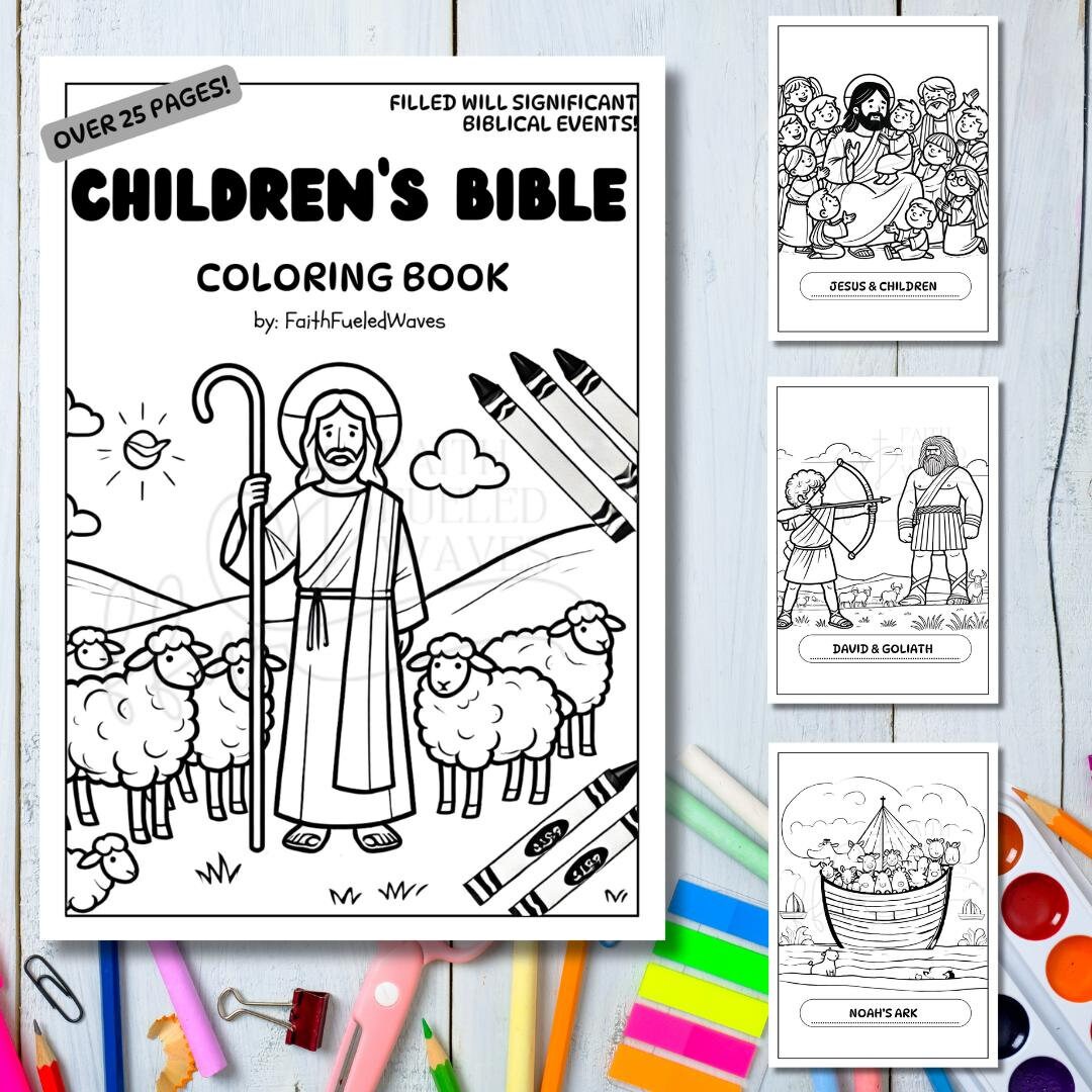 Coloring Pages for Children | Bible Themed Coloring Pages | Bible ...