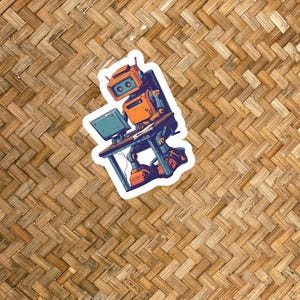 20 Adorable Robot Stickers: Fun & Playful Bots for All Ages - Etsy