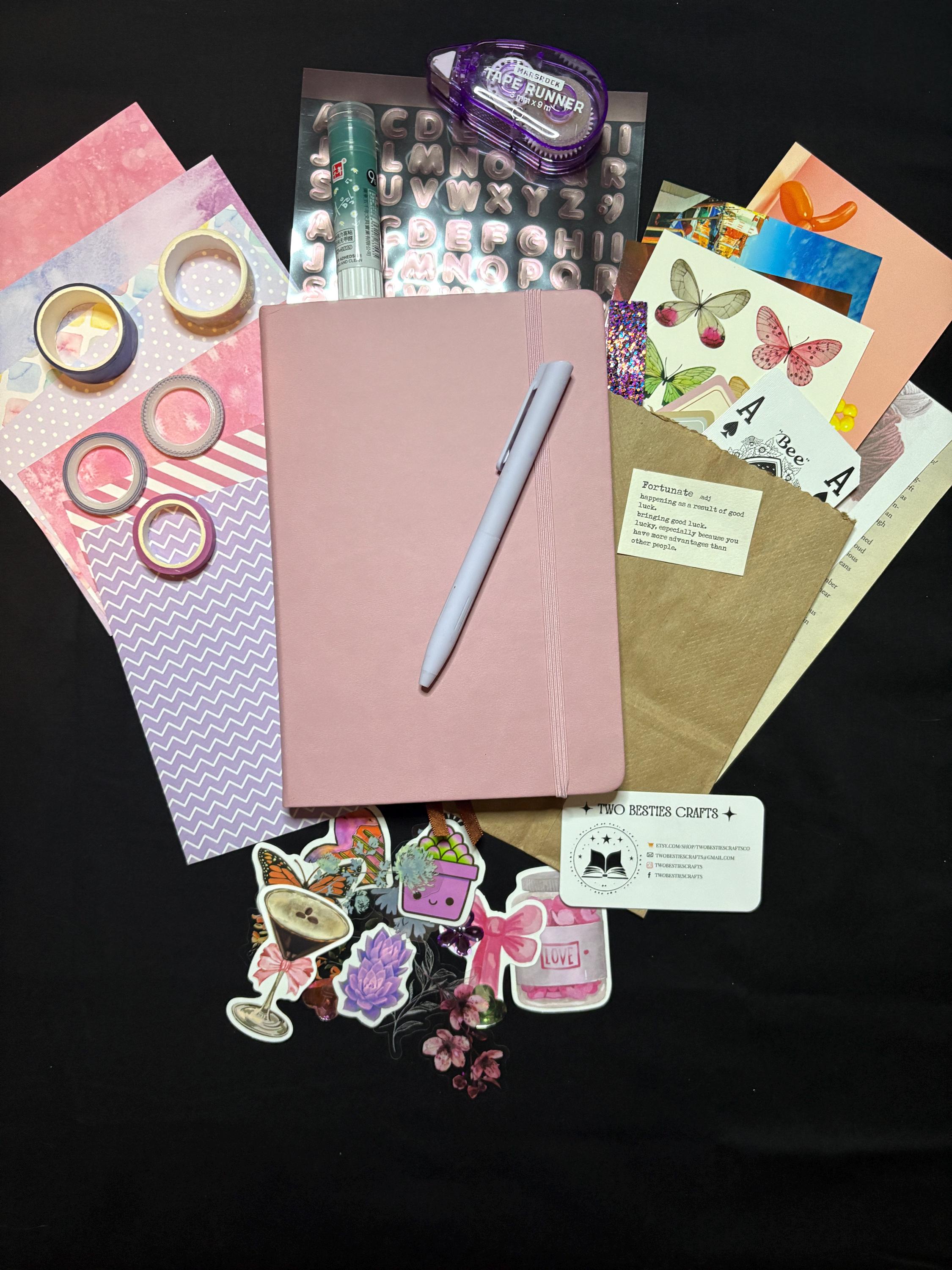 Junk Journal Starter Kit 50 Piece - Etsy