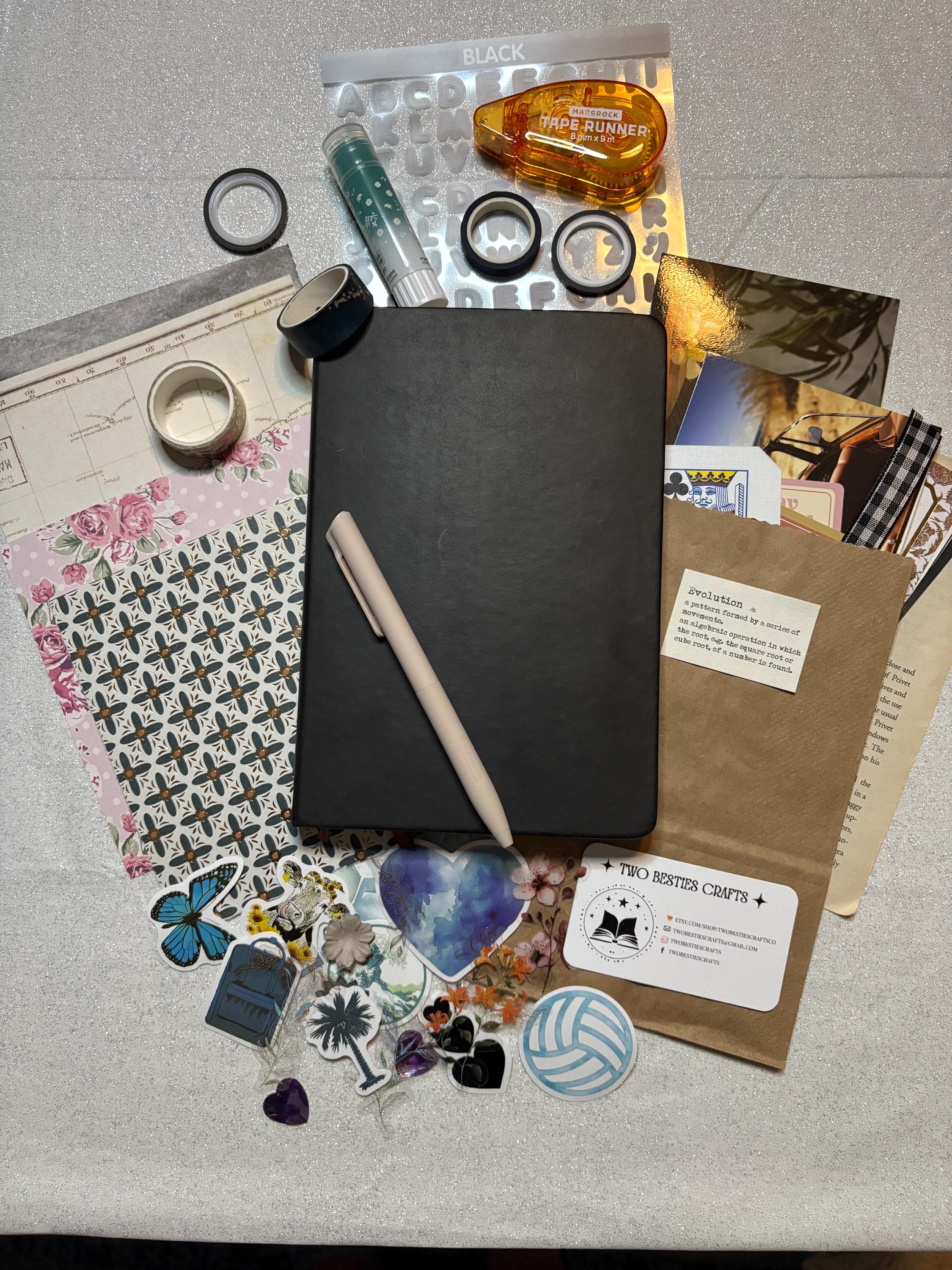 Junk Journal Starter Kit 50 Piece - Etsy