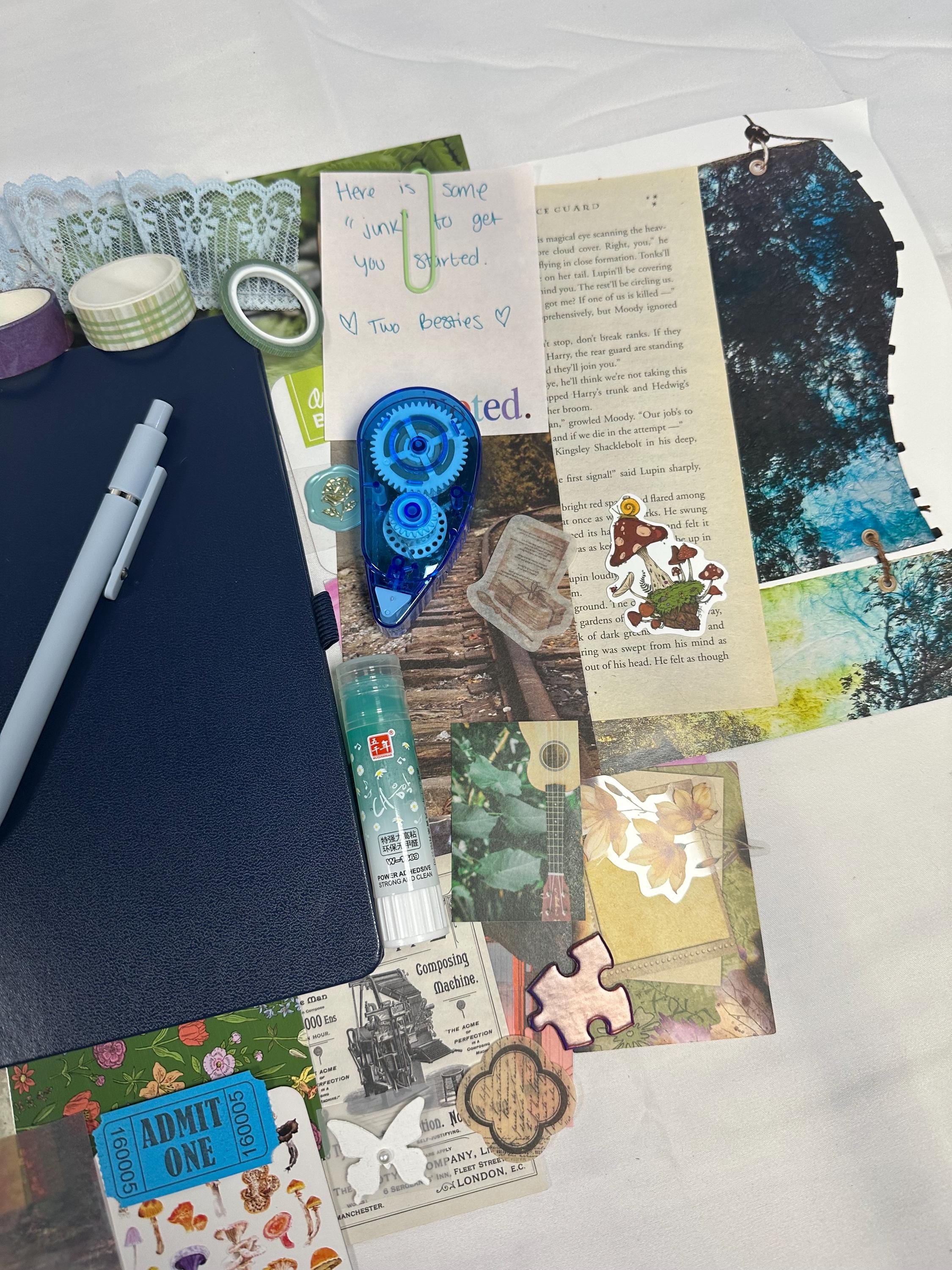 Junk Journal Starter Kit - Royal Blue - 50 Piece - Etsy