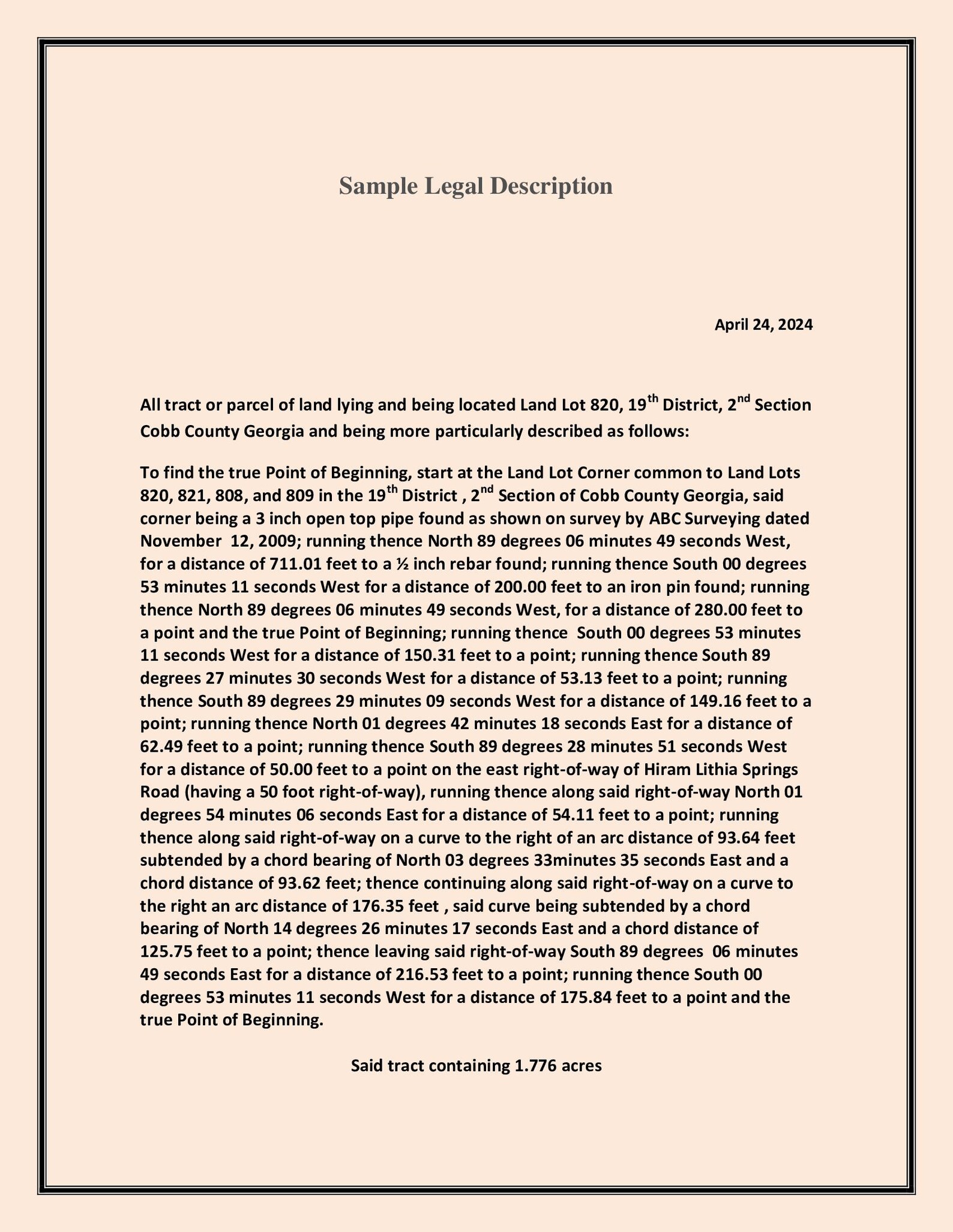 Legal Description Writing From Surveys. - Etsy