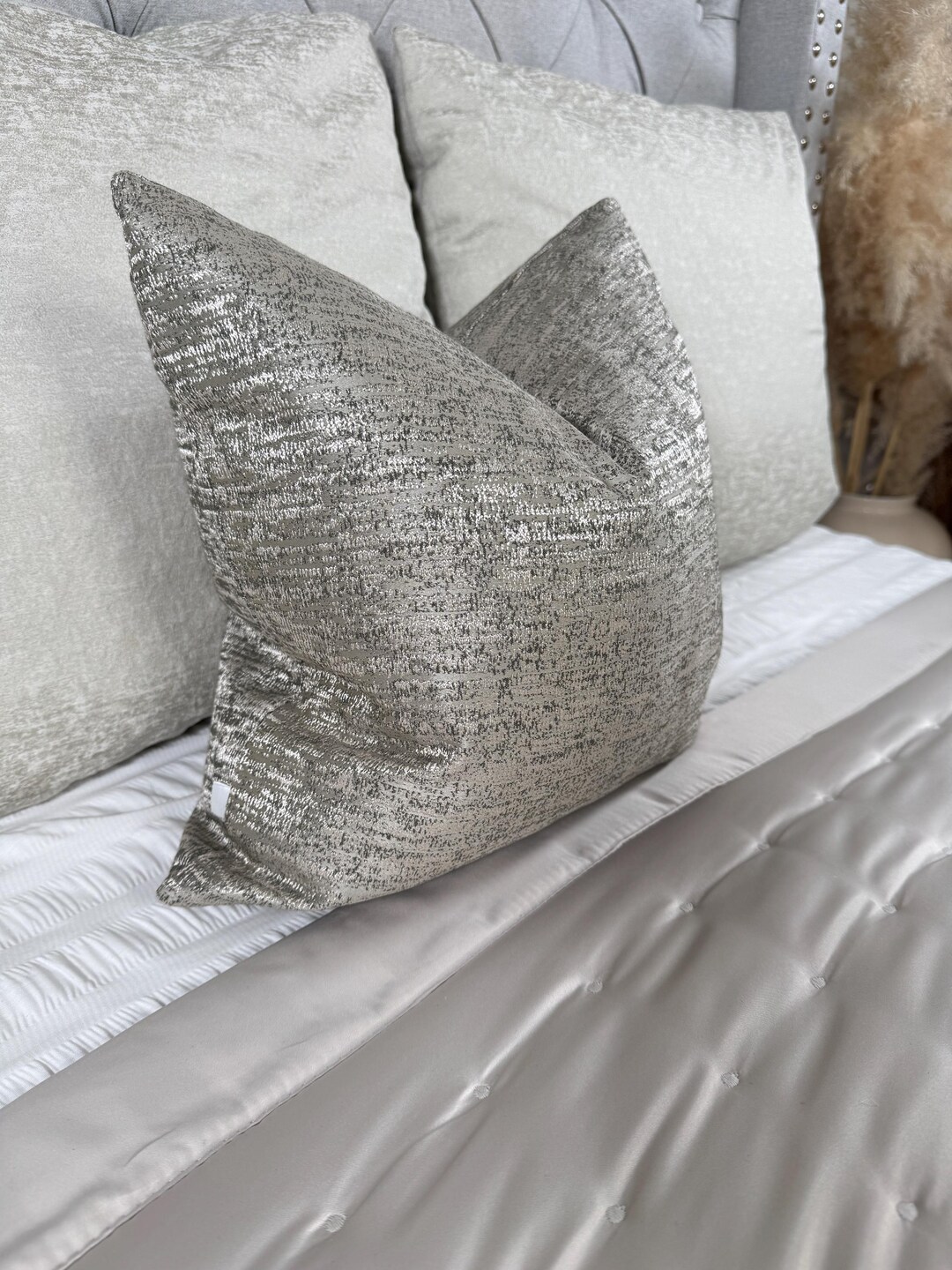 Pepin Pebble Pillow Cover: Abstract Jacquard Designer Cushion - Etsy