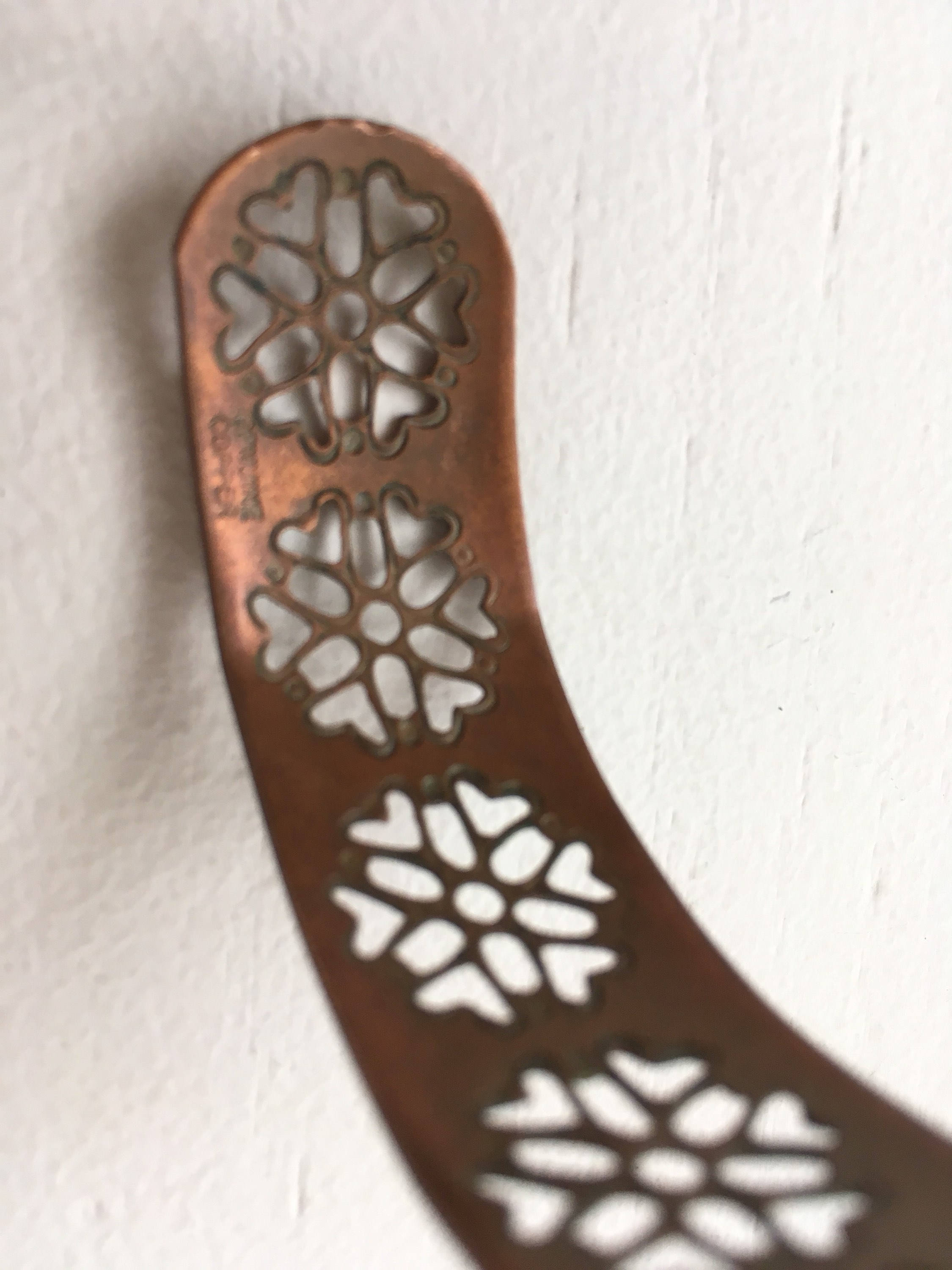 Vintage Genuine Copper Cutout Design Adjustable Cuff Bracelet - Etsy