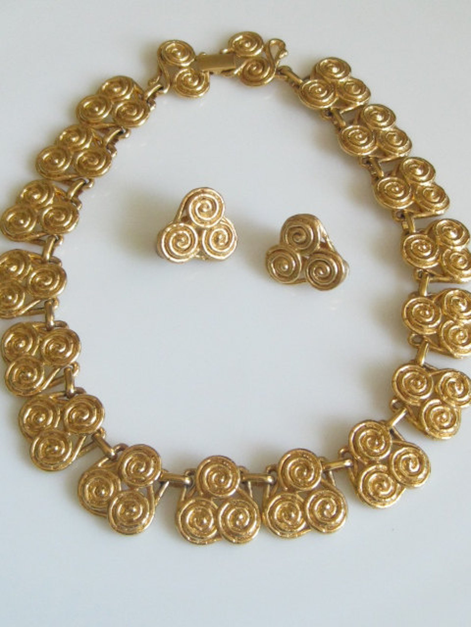 Vintage Signed Sphinx Collectible Jewelry Parure Set - Etsy