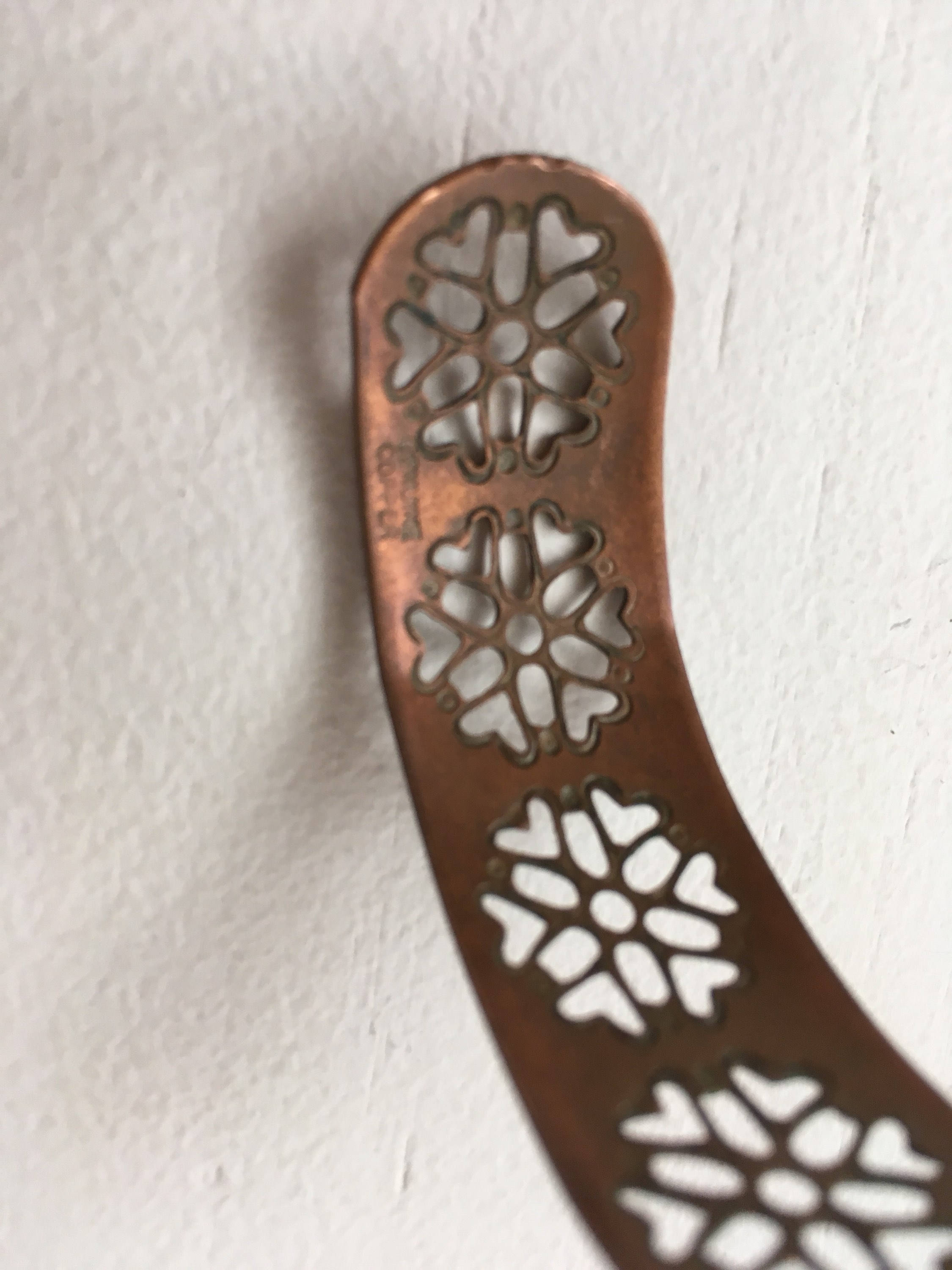 Vintage Genuine Copper Cutout Design Adjustable Cuff Bracelet - Etsy