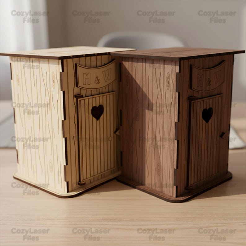 Laser Cut Wood Piggy Bank 3d Puzzle SVG Glowforge Wooden Bank Files ...
