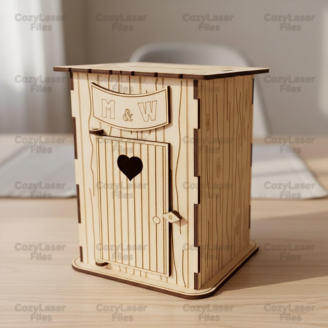 Laser Cut Wood Piggy Bank 3d Puzzle SVG Glowforge Wooden Bank Files ...