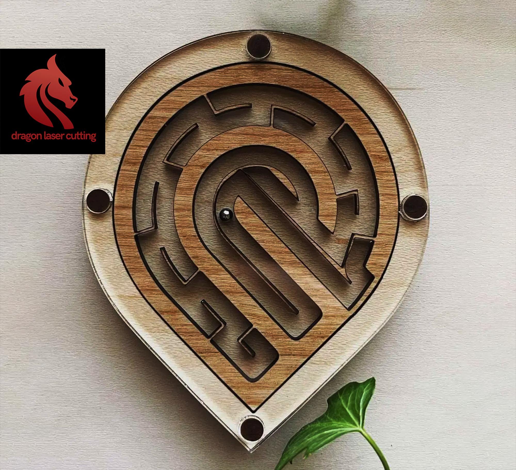 Laser Cut Maze Toy 3d Puzzle SVG Bundle Glowforge Wood Labyrinth Svg Files Vector Laser Template ...