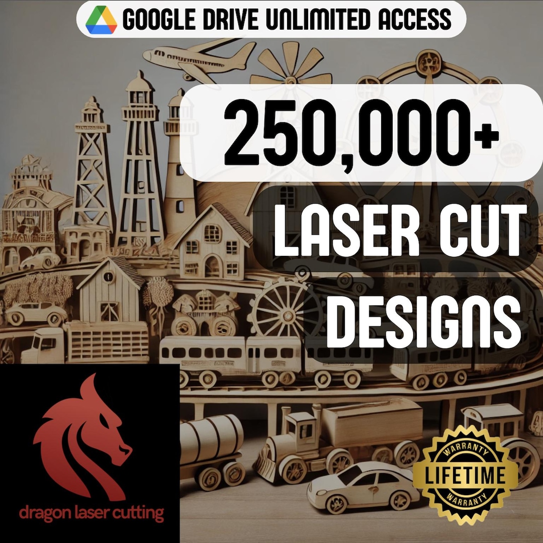 Laser Cut Files Mega Bundle Cut 250 000 Files 3D 2D Laser Cut Designs ...