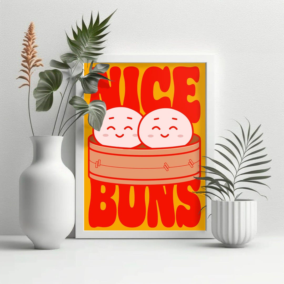 NICE BUNS Bao Poster - Etsy