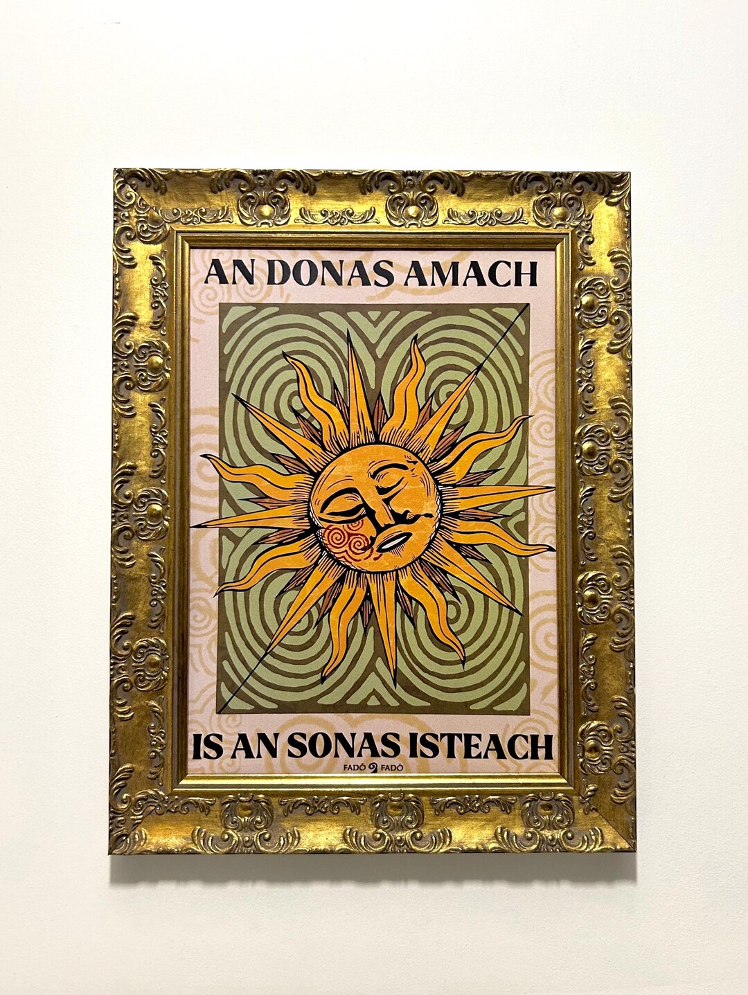 An Donas Amach is an Sonas Isteach - Prionta Gaeilge | Irish ...
