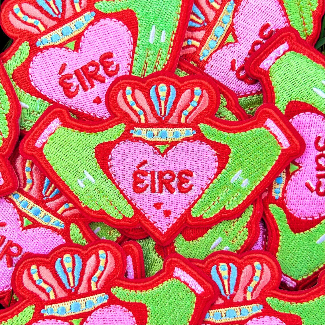 The Grá Patch Bundle | Gaeilge Irish Language Iron-ón Embroidery ...