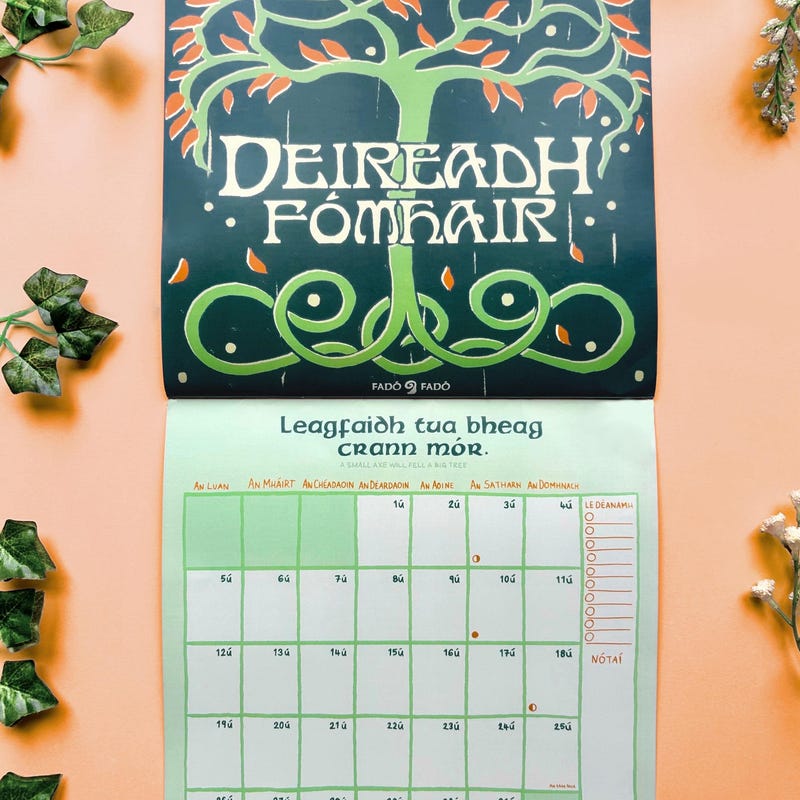 2026 Irish Calendar - Etsy UK
