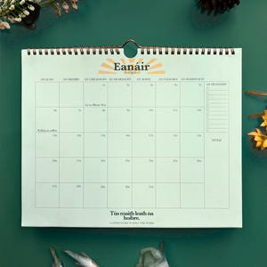 Féilire 2025 | Irish Language Calendar | Féilire Gaeilge (31x25cm) - Etsy