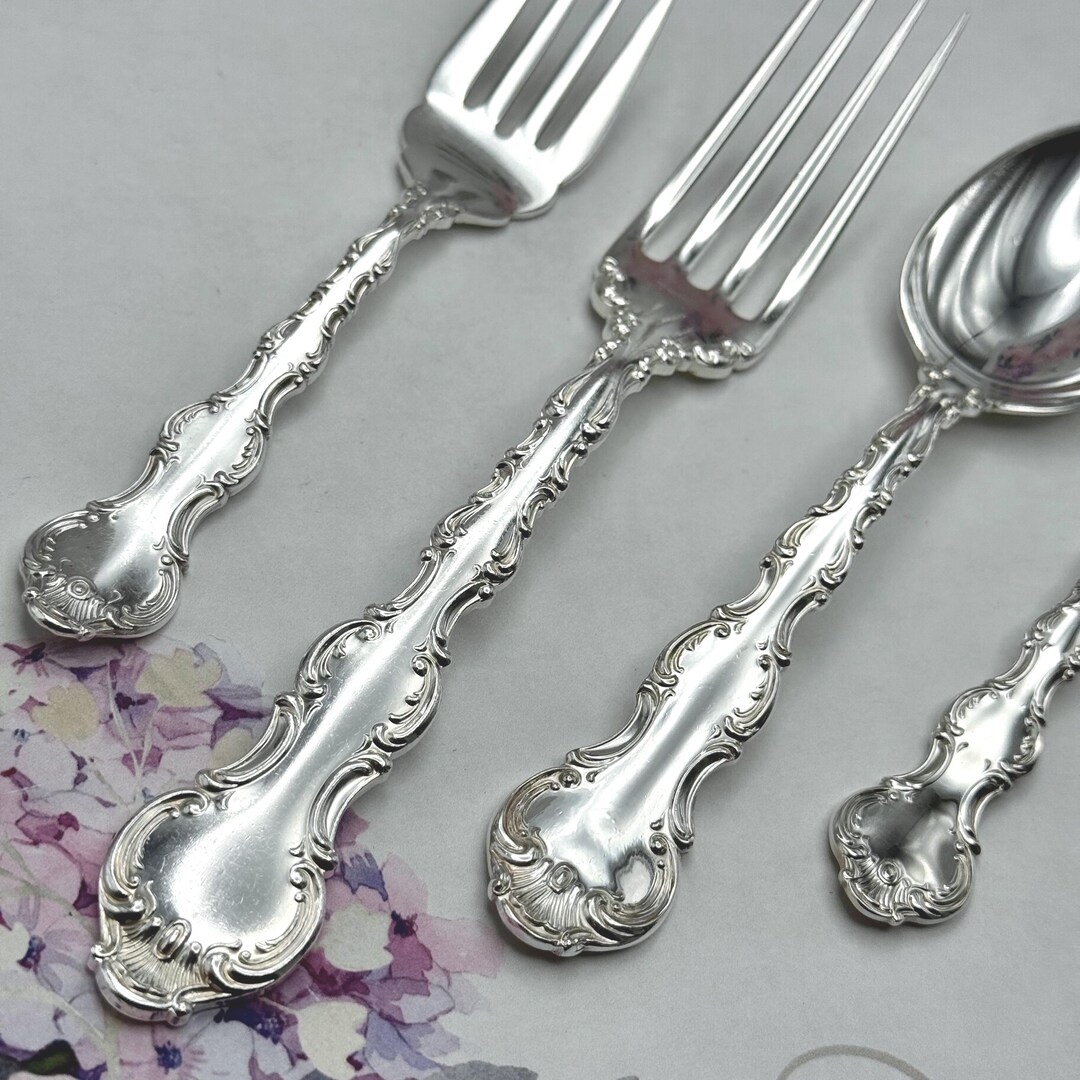 BIRKS ' Louis De France ' Regency Plate Flatware. Options Include: 20 ...