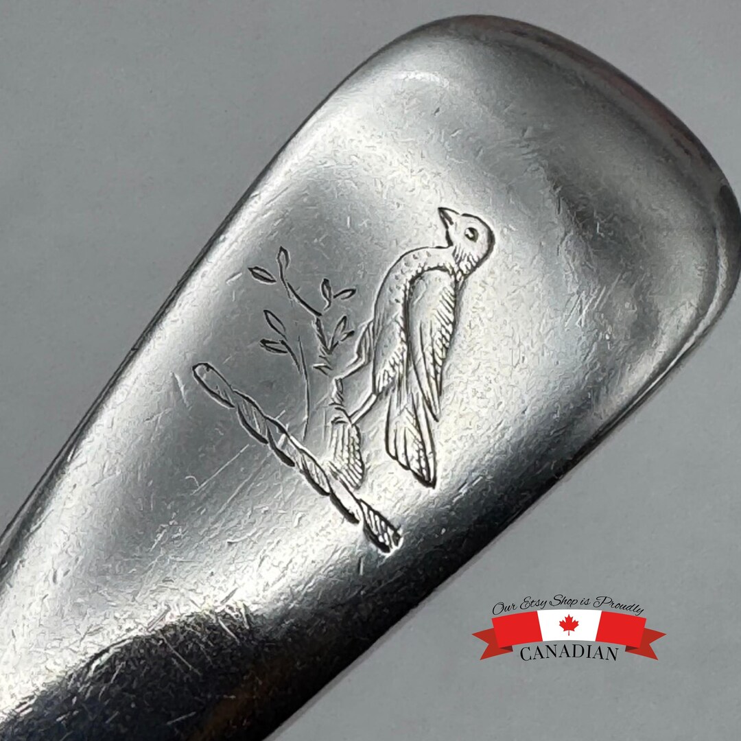 Vintage BIRKS Sterling Silver Oval Soup Spoon / Serving Spoon - Old ...