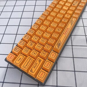 Unique Graffiti Abstract Art Cherry Keycaps - Ergonomic PBT With ...