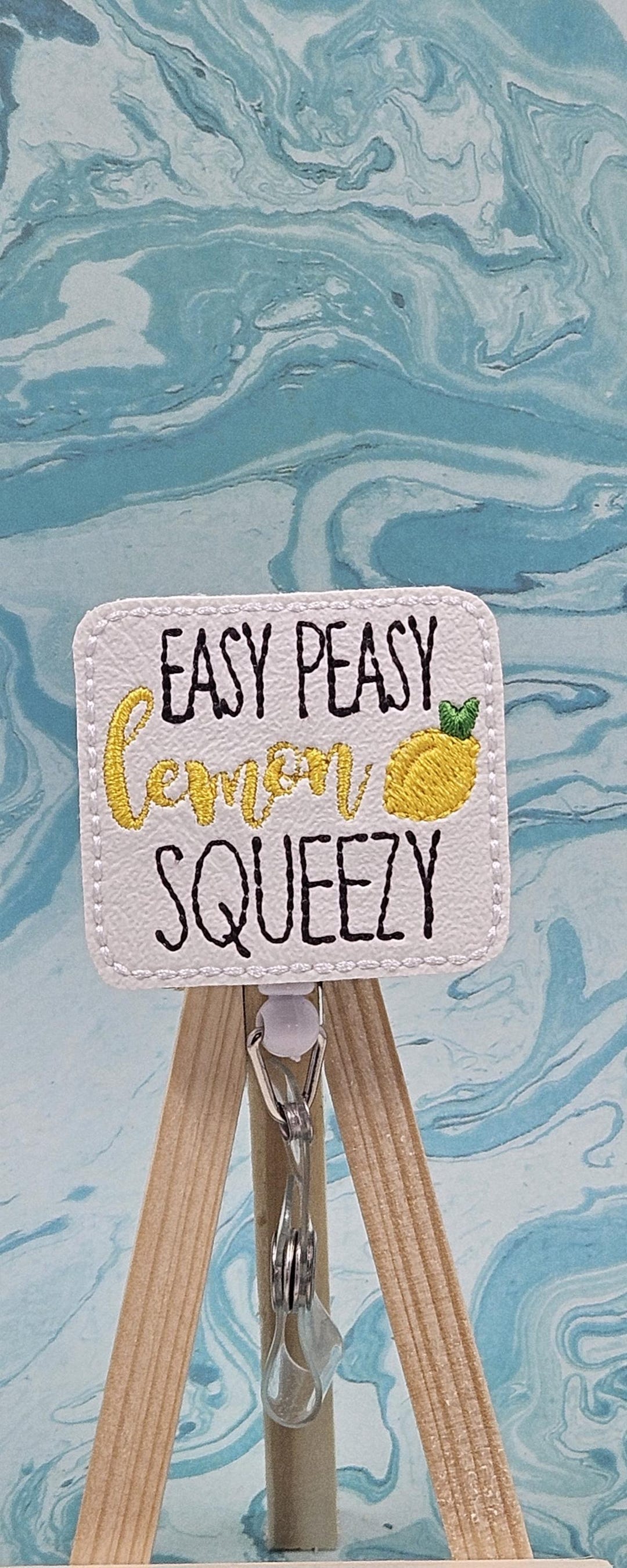 Lemon Squeezy Badge Reel: Interchangeable Topper, Employee ID Holder - Etsy