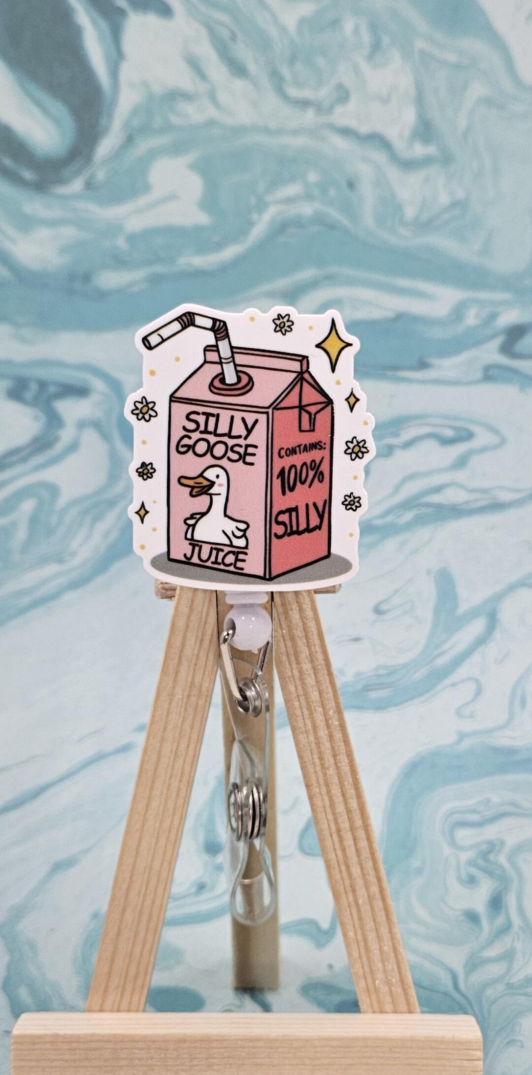 Goose Juice Badge Topper, Retractable Badge Reel, Funny Saying Badge ...