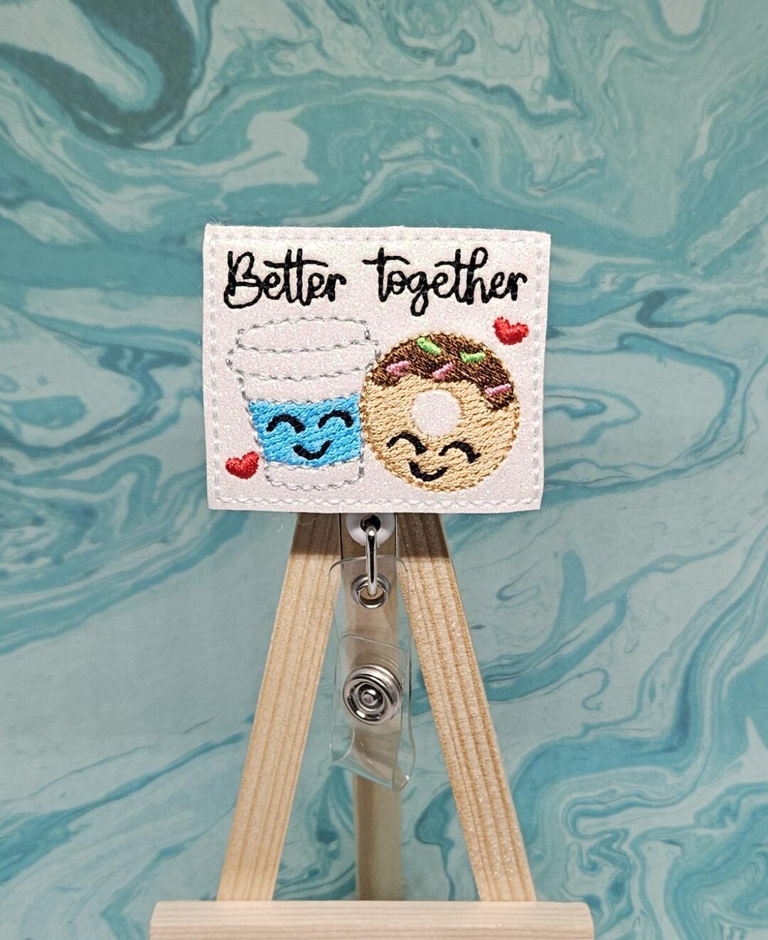 Better Together Badge Reel, Badge Topper, ID Holder - Etsy