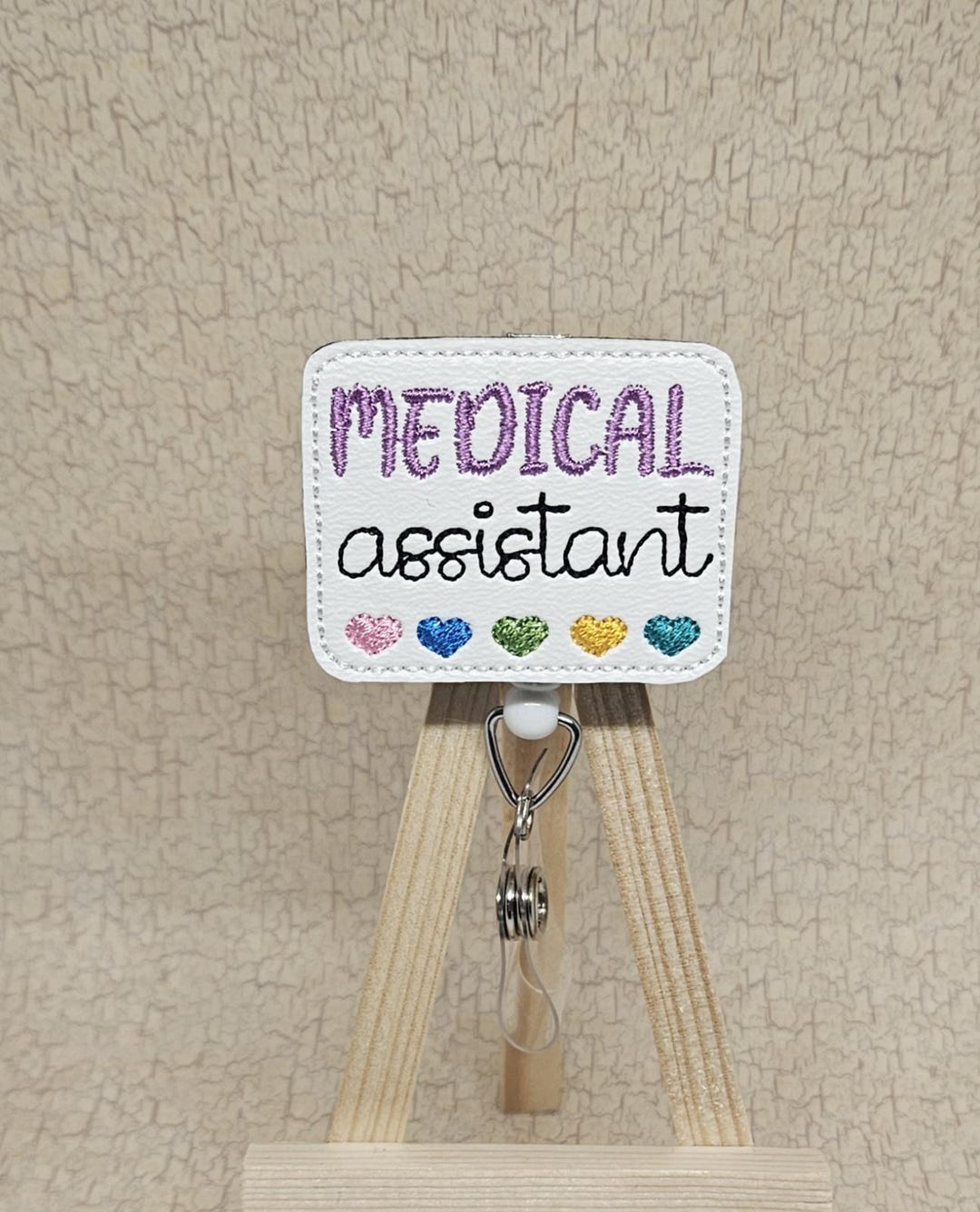 Medical Assistant Badge Reel, Hospital Badge Reel, Badge Topper ...
