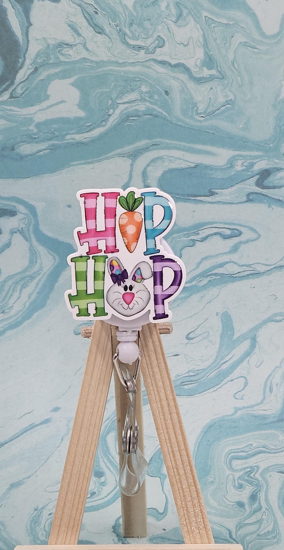 Hip Hop Badge Reel, Easter Badge Topper, Employee ID Name Holder - Etsy