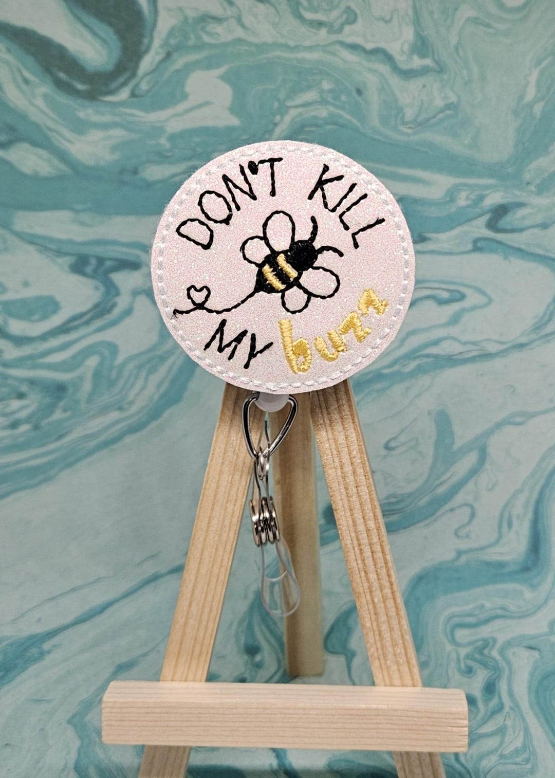 Don't Kill My Buzz Badge Reel, Funny Bee Retractable Badge - Etsy