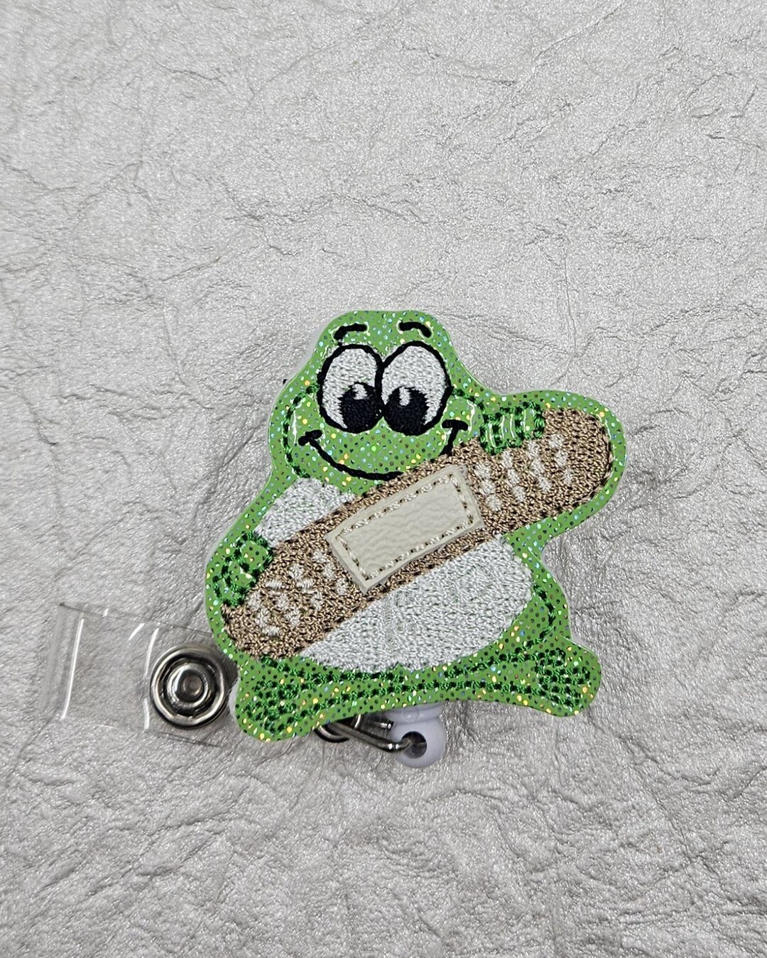 Bandage Frog Badge Reel: Nurse ID Holder, Retractable Badge Clip - Etsy