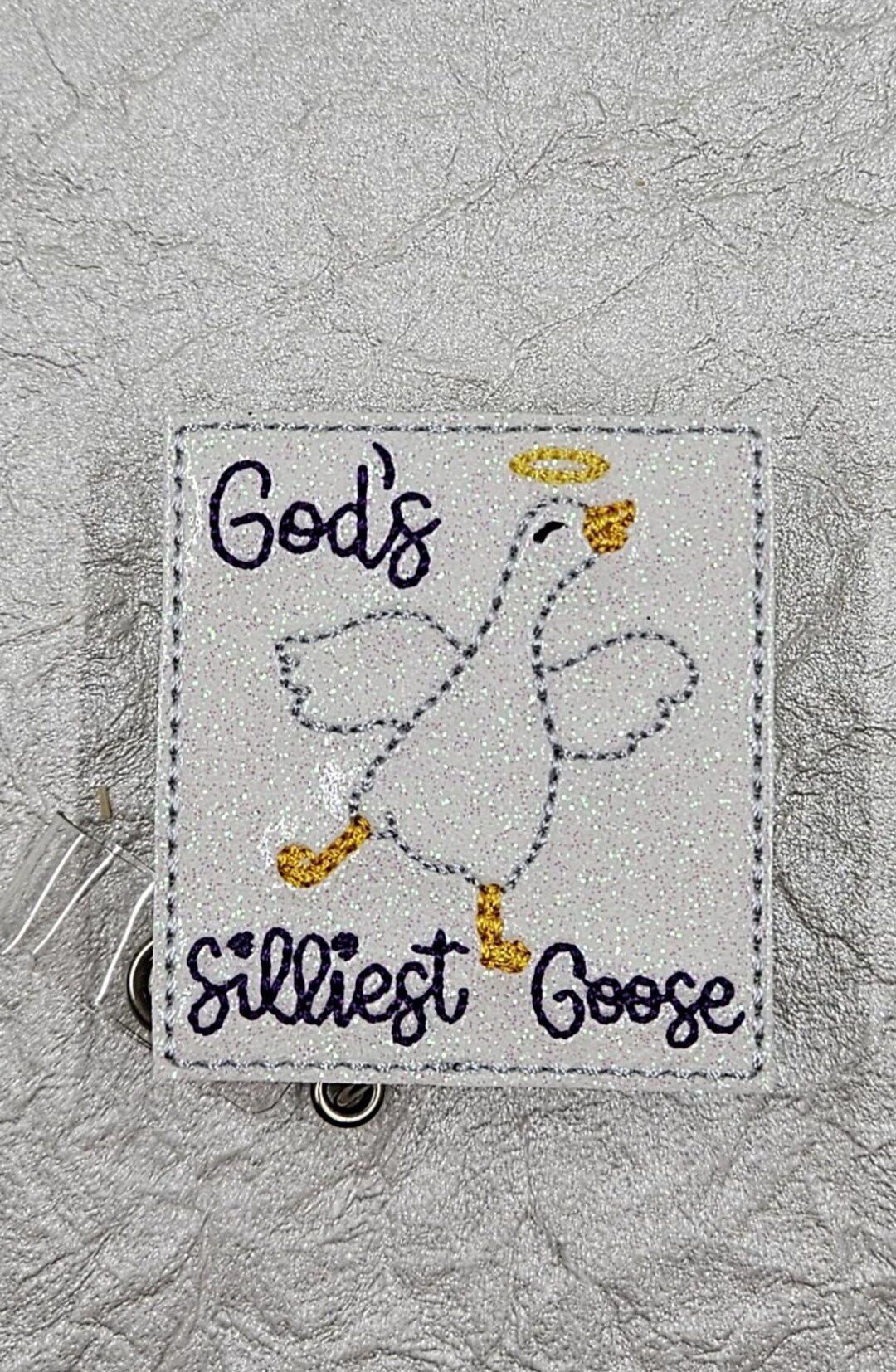 God's Silliest Goose Badge Reel: Retractable ID Holder - Etsy