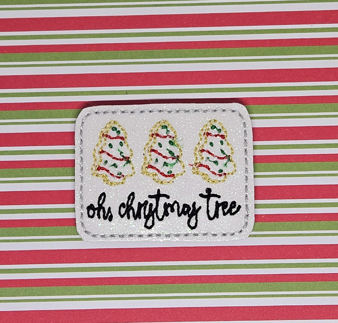Oh Christmas Tree,id Topper. Christmas Badge Reel. ID Holder, - Etsy
