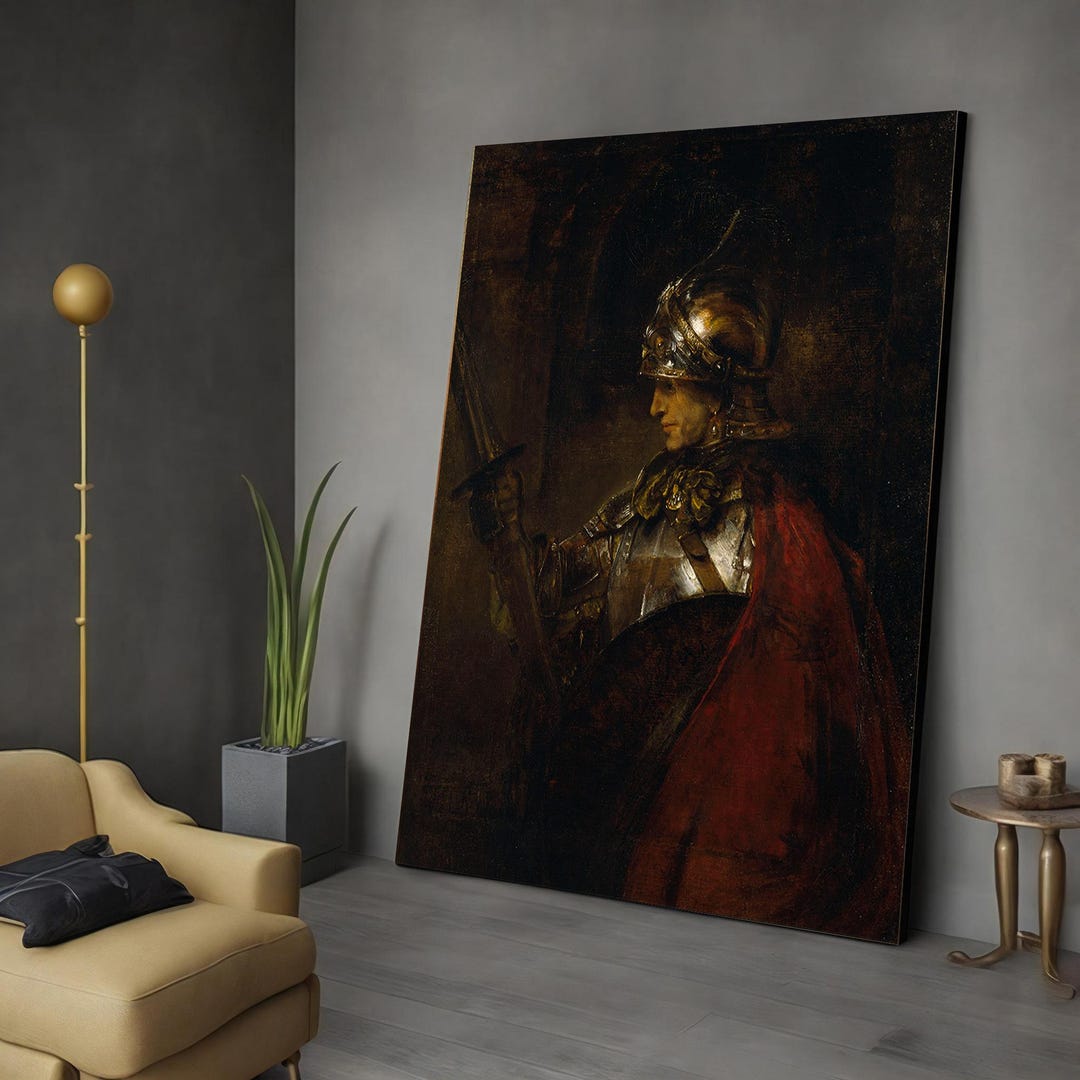 Man in Armour, 1655-rembrandt,home Office Decor,reproduction of a ...