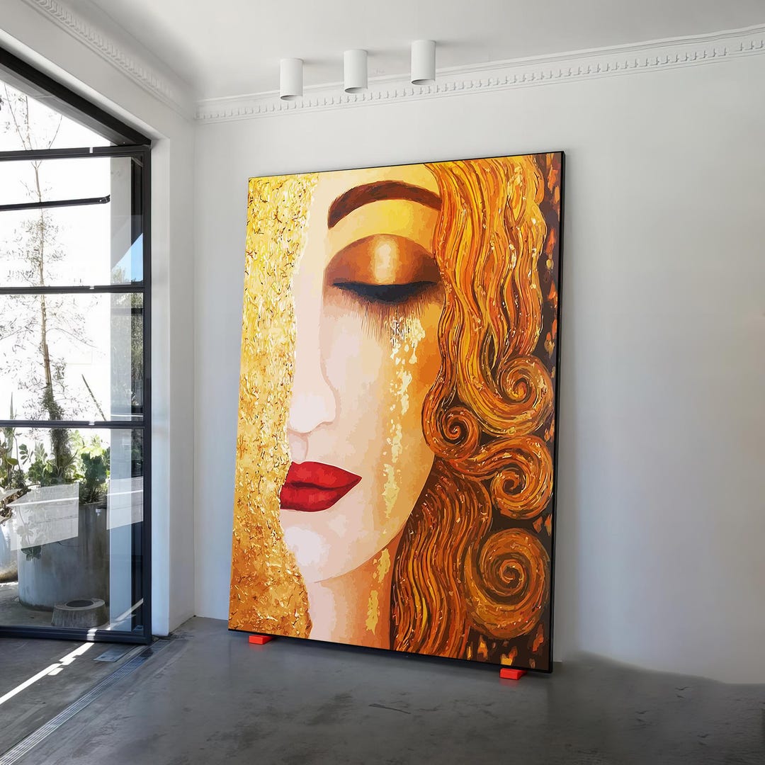 The Golden Tears, the Golden Tears Art, Famous Canvas Decor ...