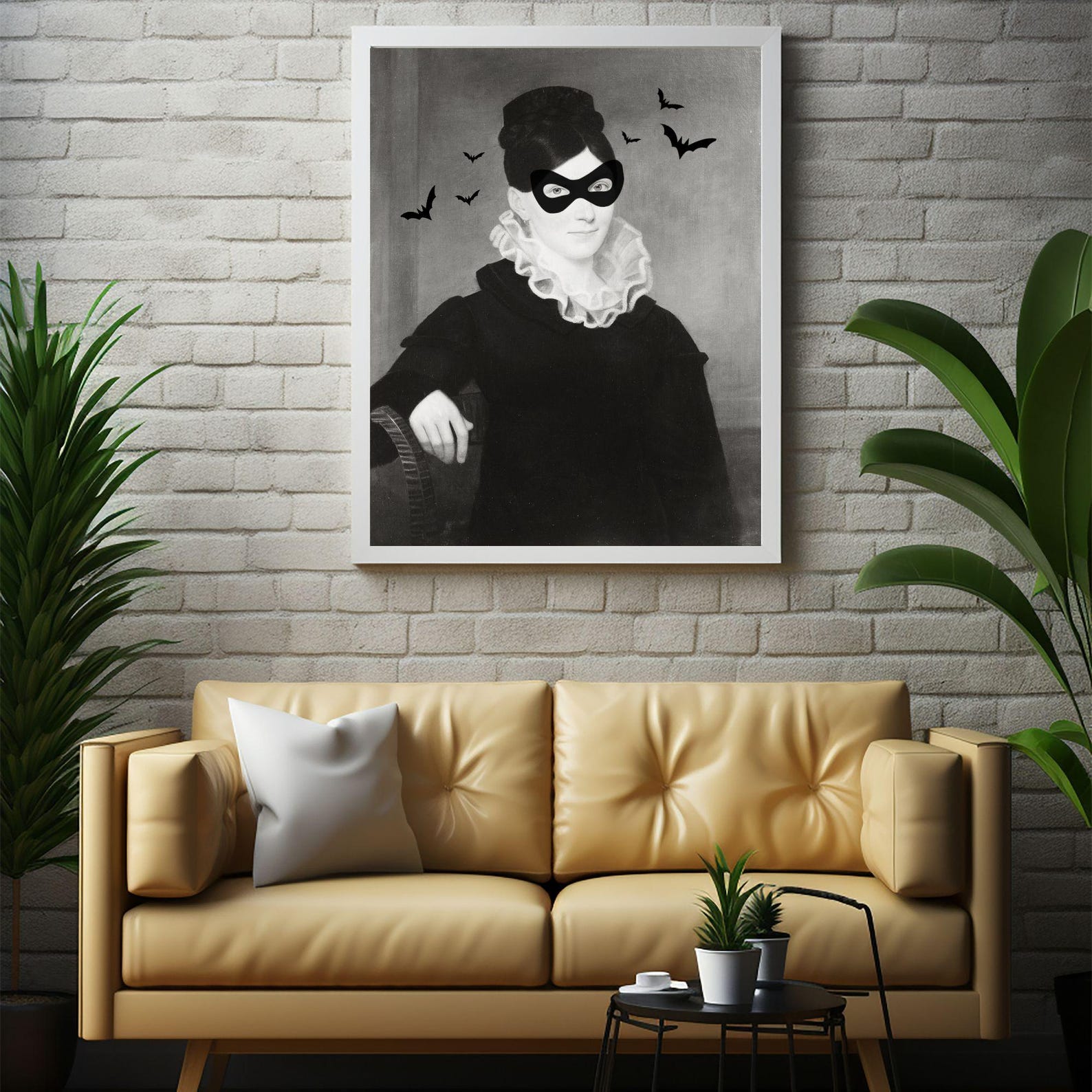 Vintage Masked Woman Portrait, Halloween Printable, Victorian Wall Art ...