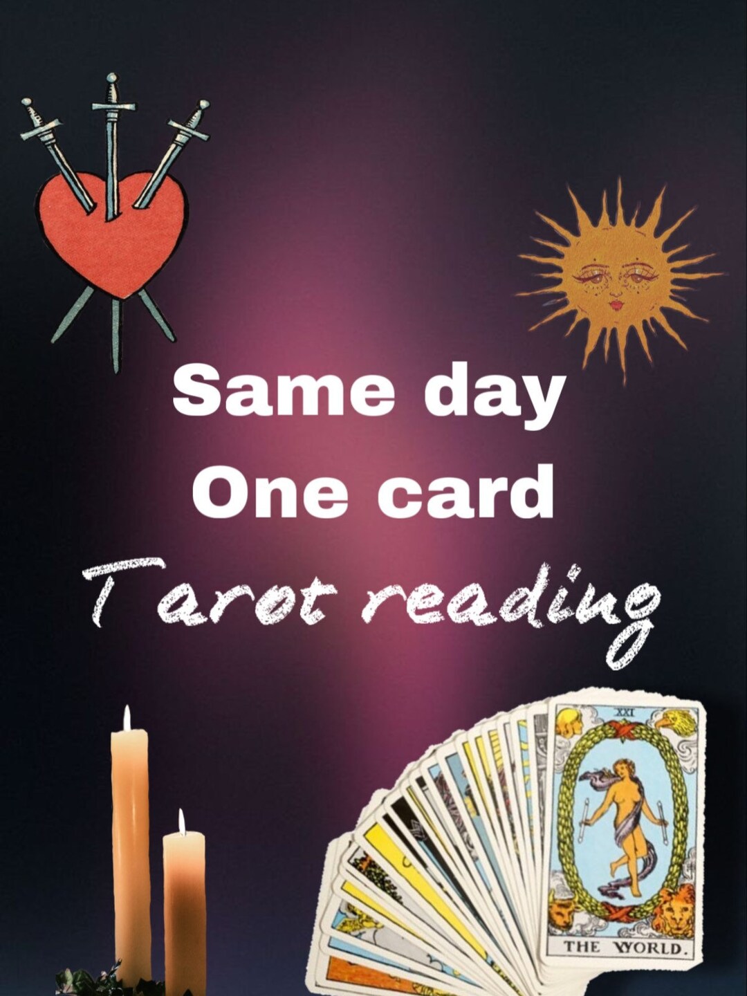 SAME DAY | One Card | PERSONAL Tarot Reading - Etsy