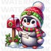 13 Winter Penguin Clipart Set - Christmas-themed PNG & JPG Downloads ...
