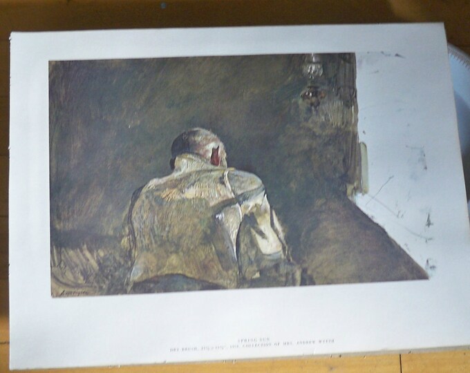 Andrew Wyeth Print, Spring Sun, Signed Art 1958 - Etsy