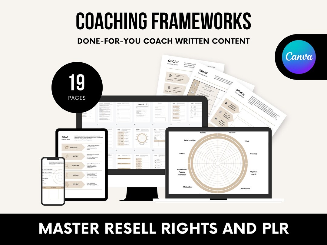 Coaching Templates: Done-for-you Coaching Tools With Master Resell ...