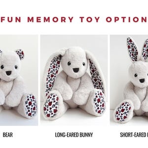 Memory Bear Pattern Pdf , Teddy Bear Pattern , Bunny Sewing Pattern PDF ...